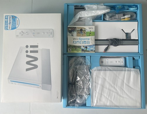 Nintendo Wii Console Wii Sports Bundle RVL-001 Gamecube Compatible New ...