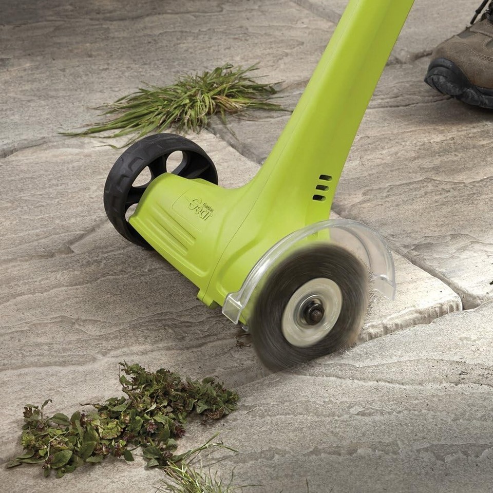 Garden Gear Outdoor Electric Weed Sweeper Moss Remover Patio Cleaner ...