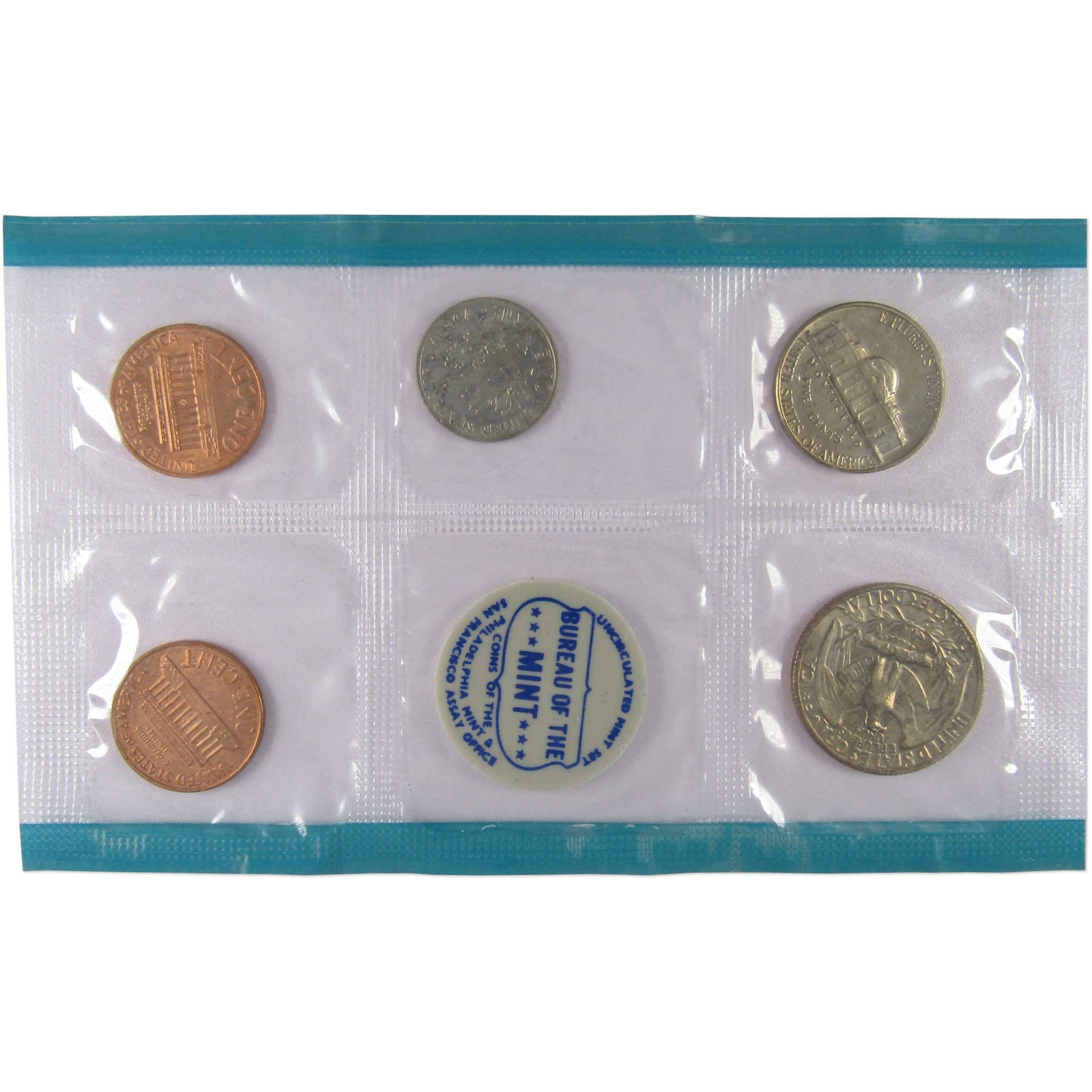 1969 Uncirculated Coin Set U.S Mint Original Government Packaging OGP ...