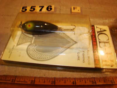 U5576 F ACE HIGH TORMENTOR WOODEN SURFACE FISHING LURE W BOX NIB NOC | eBay