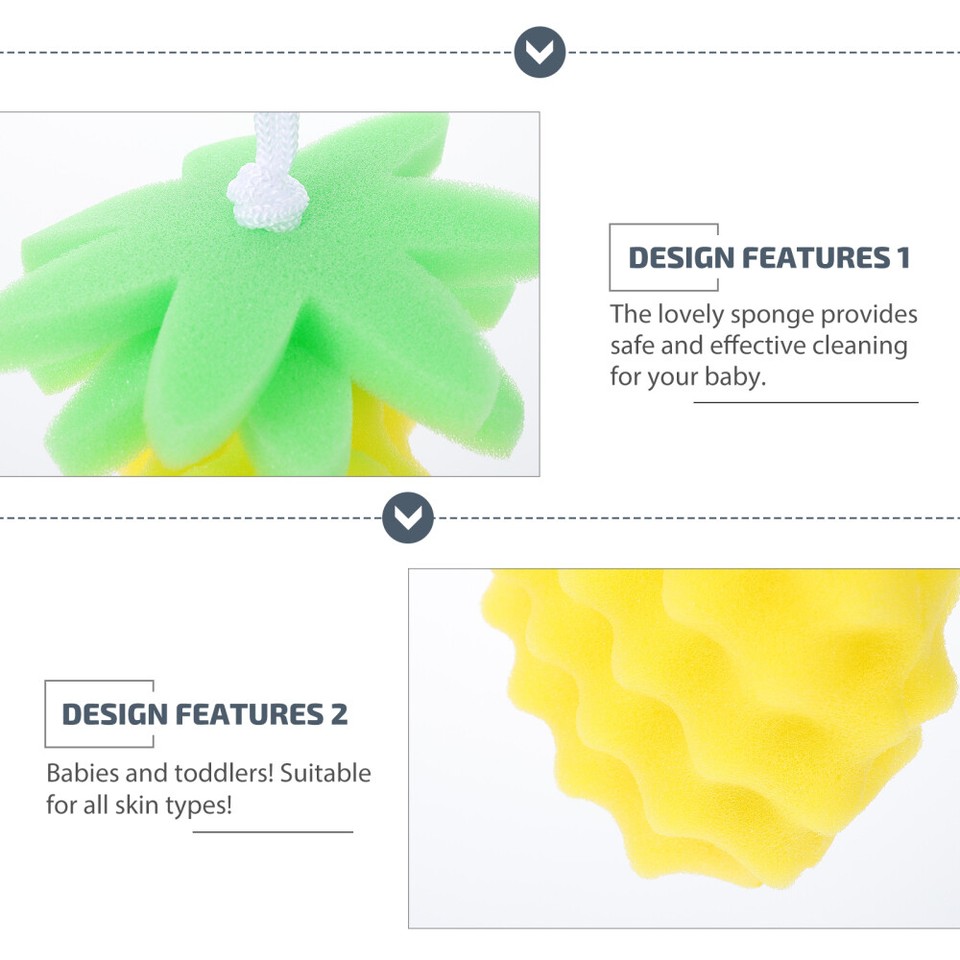 Sponge Body Scrubber Exfoliating Sponge Shower Body Sponges Shower | eBay