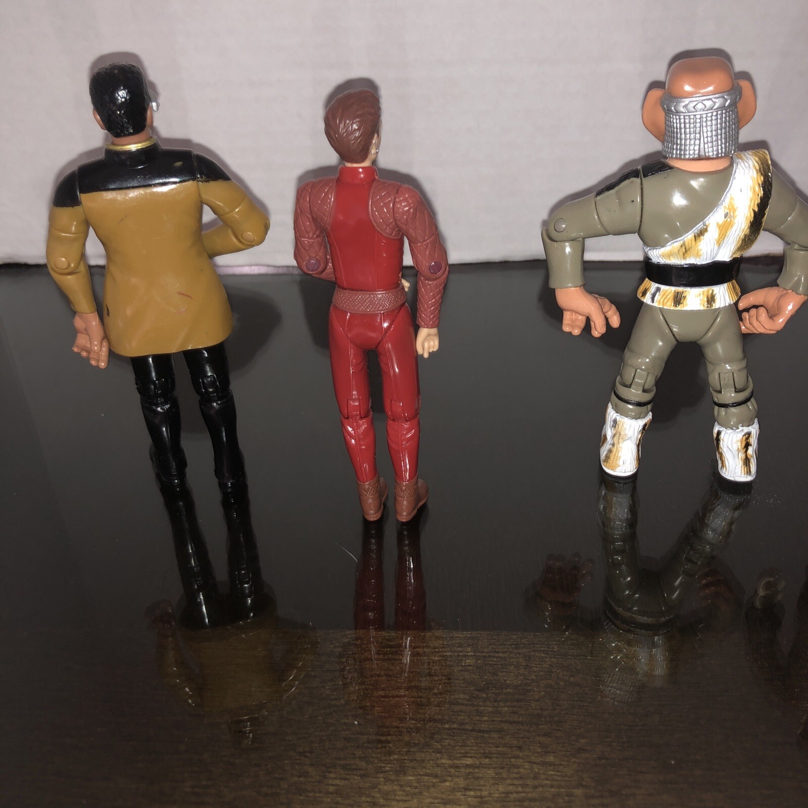 Star Trek Next Generation Action Figures Data, Geordi, Quark Lot Of 4 ...