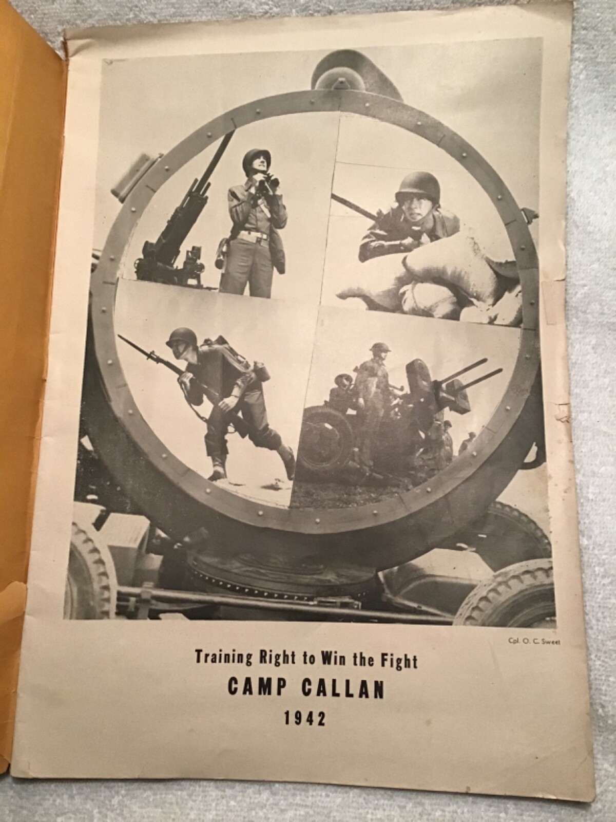 1942 Camp Callan Pictorial Review Oozlefinch US Army Anti-Aircraft ...