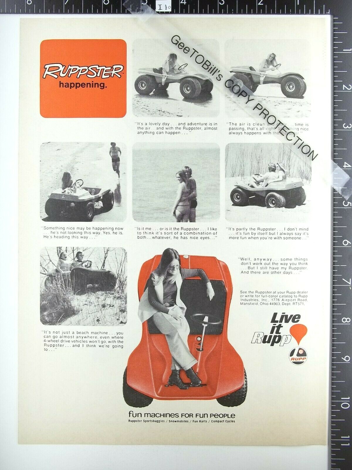 1971 Rupp Ruppster ATV 4 wheeler Mansfield OH Ohio vintage ...