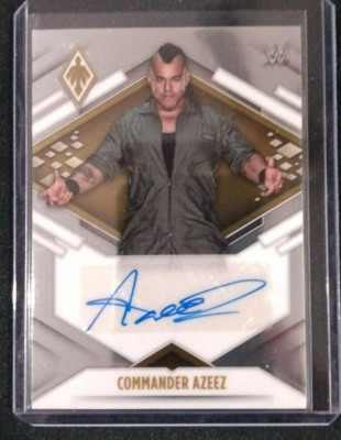 2022 WWE Panini Chronicles Commander Azeez Phoenix Auto NXT #PA-CAZ ...