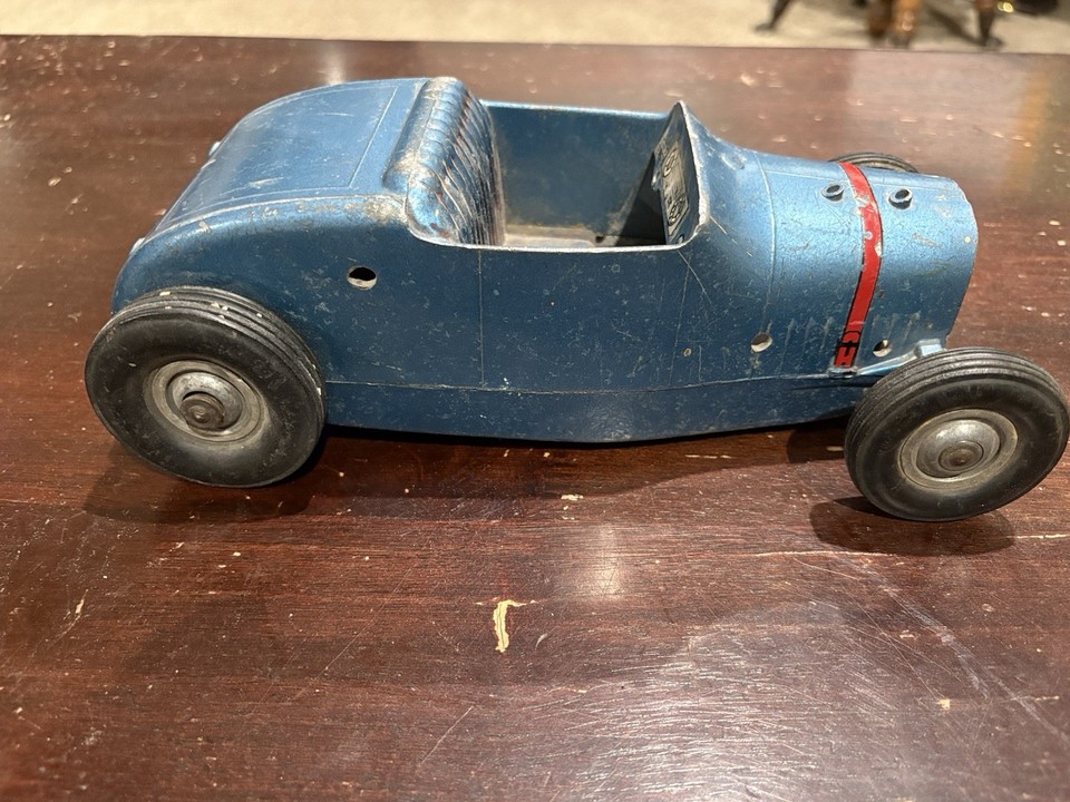 Vintage 1950s All American Hot Rod Tether Car Ford Model A Never Been ...