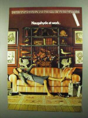 1981 Naugahyde Brand Fabric Ad - Naugahyde at Work | eBay
