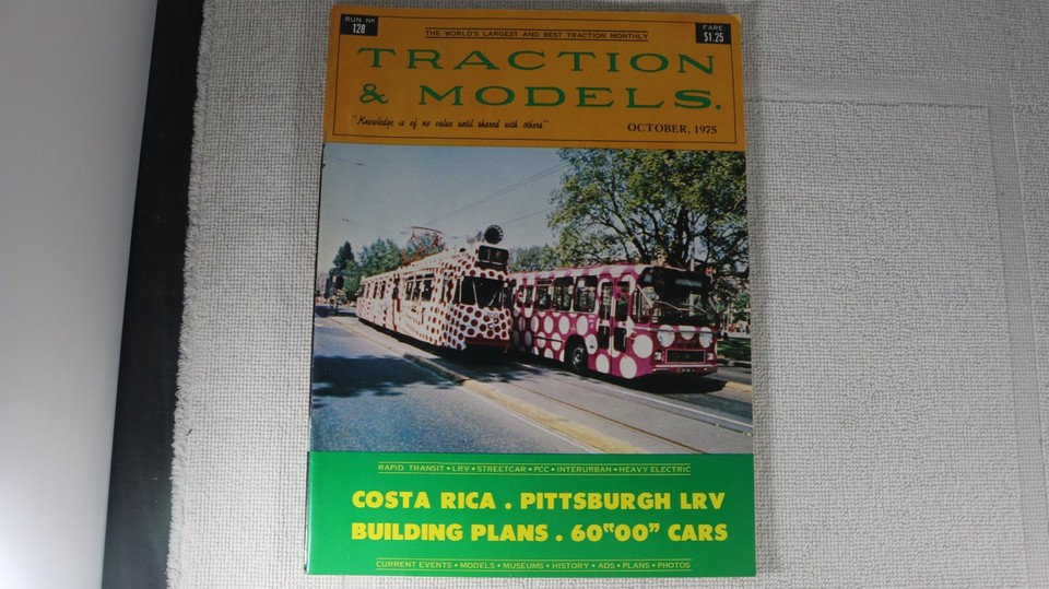 Traction & Models Magazine 1975 October, November and December 3 Issues ...