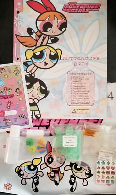 POWERPUFF GIRLS SHAMPOO AND SOAP MAKING KIT CASE LOT OF 30! PARTY ...