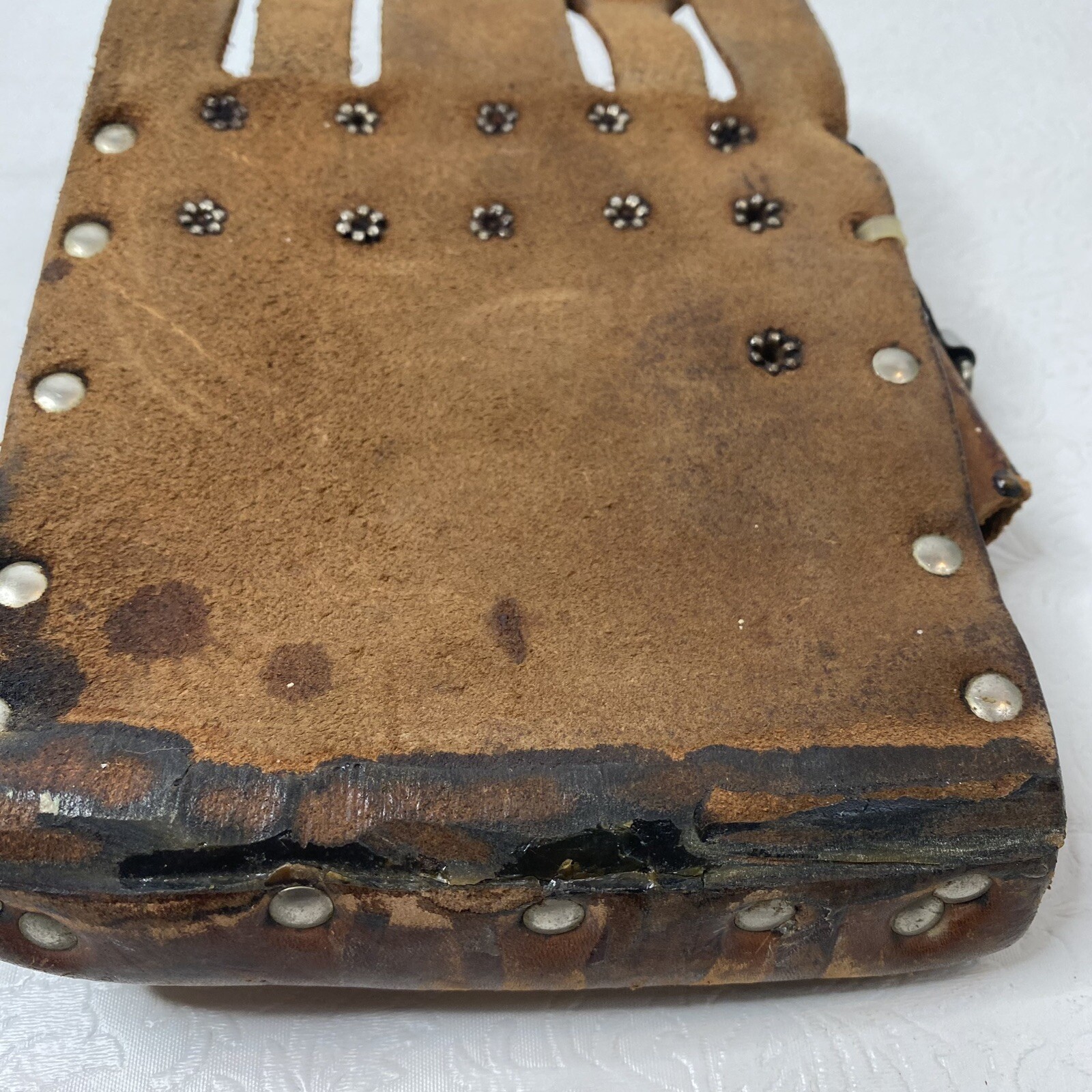 Klein Tools 5190 DISTRESSED Leather Multi 10 Pocket Tool Pouch USA Pre ...