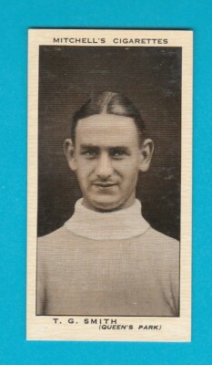 SCOTTISH FOOTBALLERS - NO. 39 - T. G. SMITH OF QUEEN'S PARK - 1934 ...