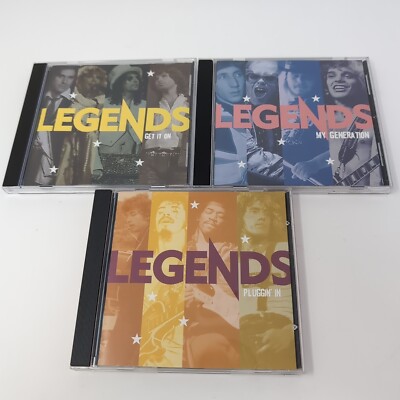 Time Life Legends CD LOT of Three - Get It On, My Generation, Plugged ...