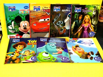 Disney Story & Me Reader Hard cover Books Collection 7 Up Tangled Toy ...