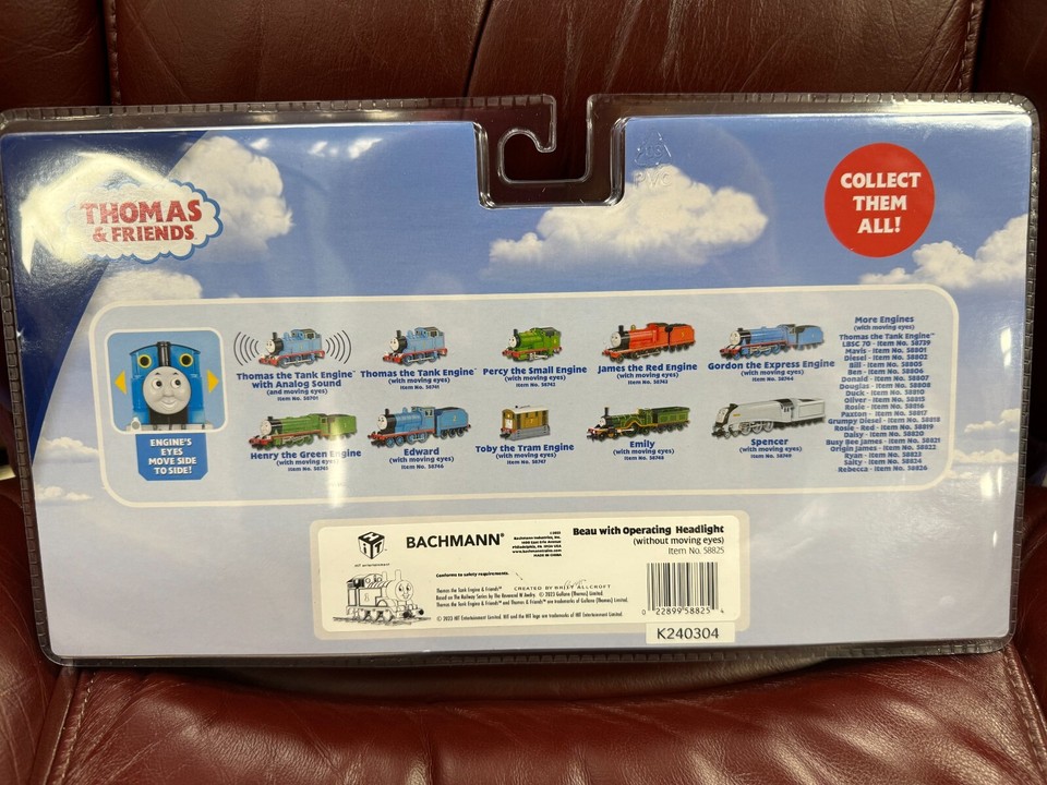 Bachmann 58825 Beau w operating headlight Thomas and Friend HO Scale ...