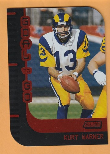 Kurt Warner St. Louis Rams 2000 Stadium Club Goal to Go #G8 Northern ...