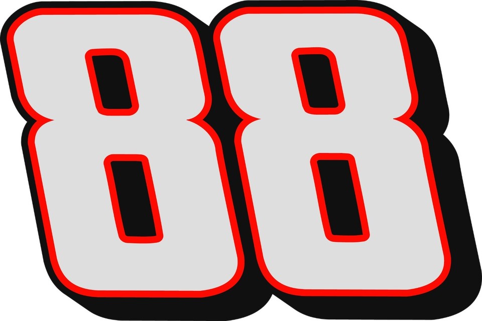 NEW FOR 2024 #88 Dale Earnhardt JR Racing Sticker Decal - SM thru XL ...