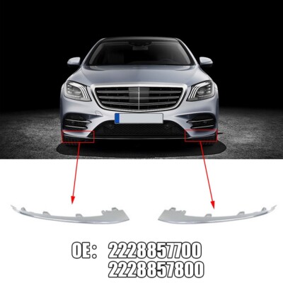 2228857700 Car Front Bumper Chrome Trim Strip For Benz W222 S Class ...