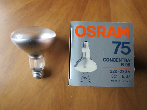 Osram CONCENTRA Reflektor R95 75W 35° E27 REFLEKTORLAMPE MADE IN EUROPA ...