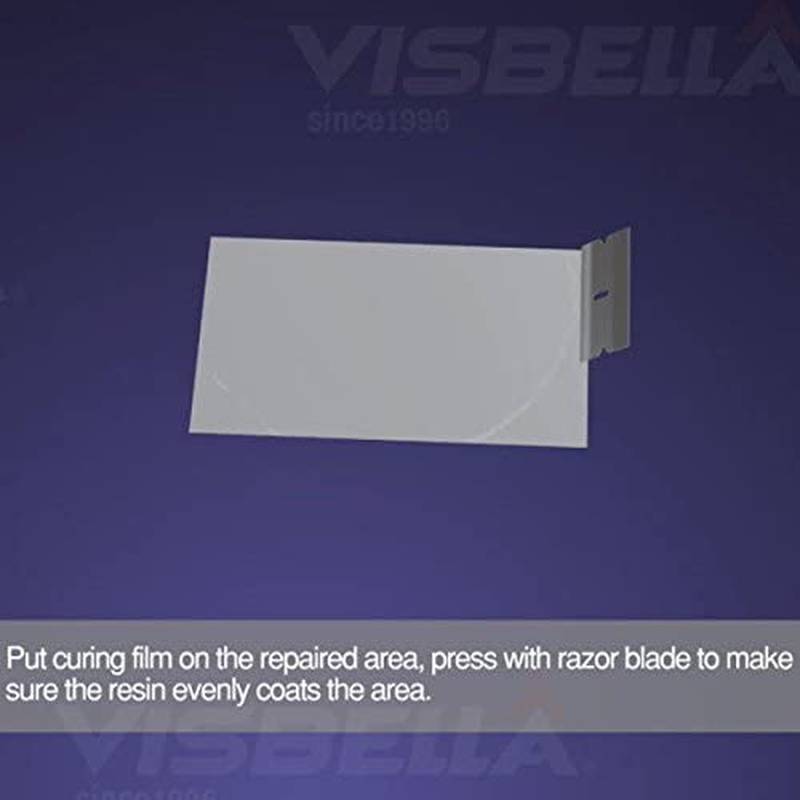 Visbella Windscreen Repair Kit Instrument Auto Window Windshield Tool ...