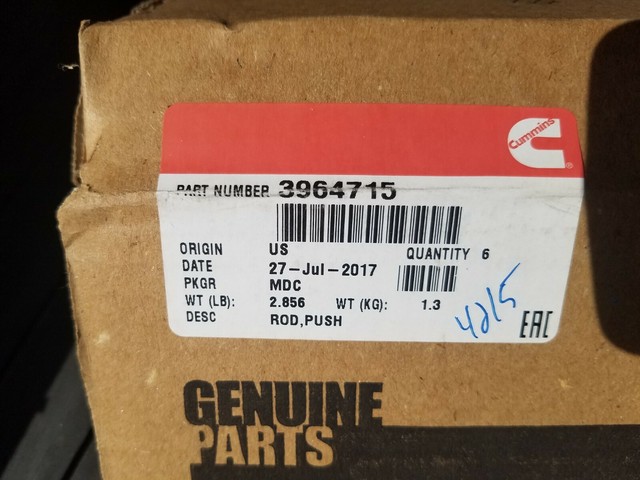 Set of 3 Cummins 3964715 for sale online | eBay