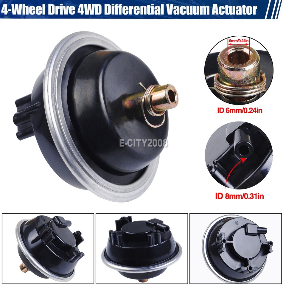 25031740 Vacuum Actuator Fits S10 S15 Sonoma Blazer 1983-2004 Front 4WD ...