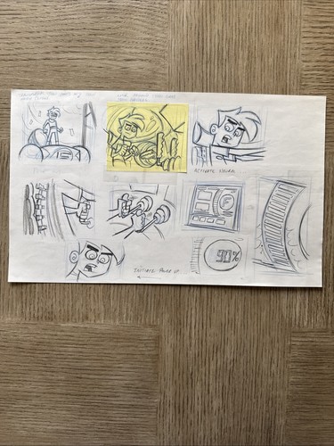 Danny Phantom Original Nickelodeon Animation Storyboard Art | eBay