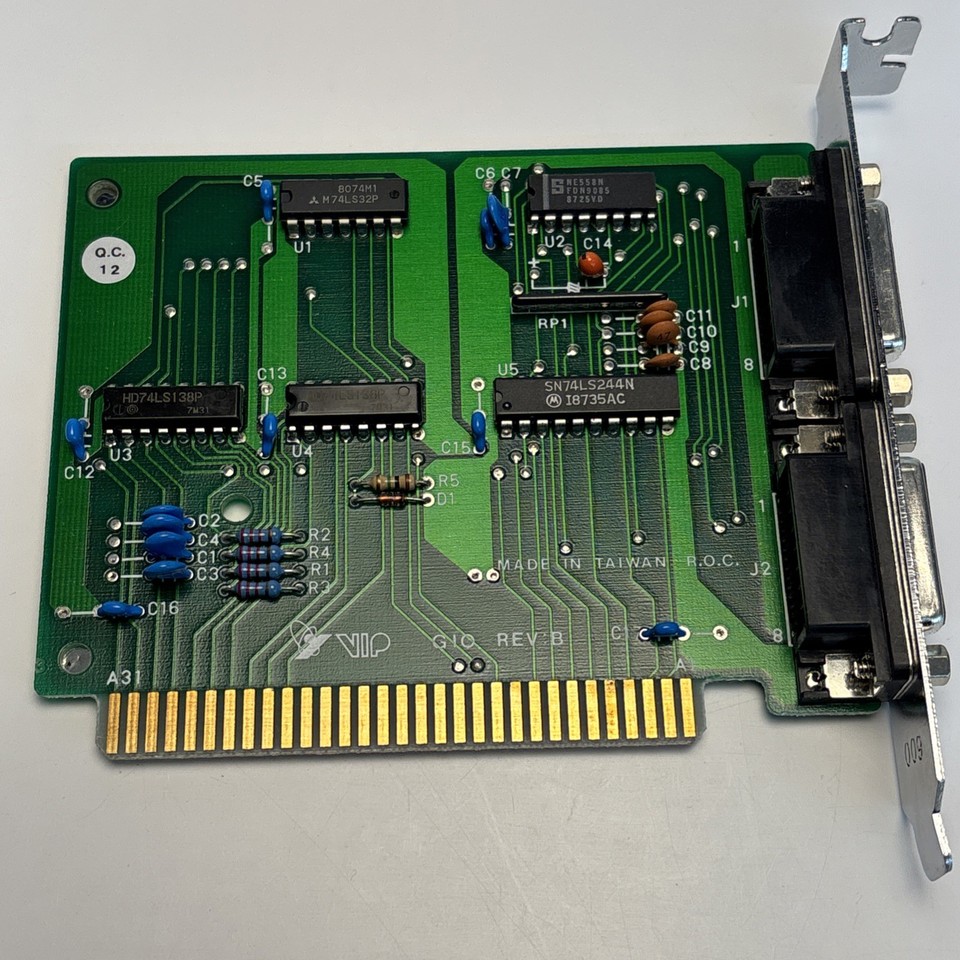 Vintage ISA MFM Floppy Hard Disk Controller Card XT Class VIP | eBay