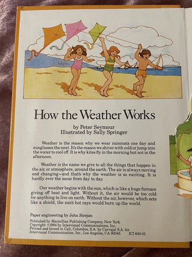 HOW THE WEATHER WORKS (SCIENCE ACTION BOOK) By Peter S. Seymour & Sally ...
