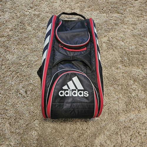 Adidas Tour 12 Racquet Tennis Bag (Black/White/Scarlet) | eBay