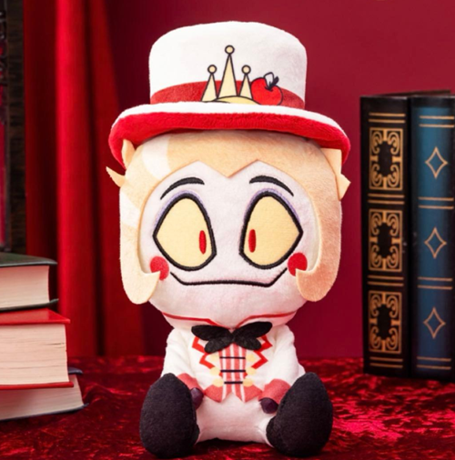 Hazbin Hotel Lucifer & Alastar Sitting Plush doll set H20cm Round One ...