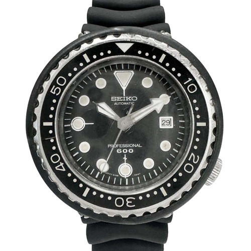 SEIKO 6159-7010 Professional Diver 600m Black #KN459 | eBay