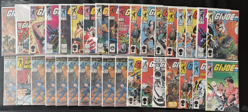 Huge Lot Of (160+) G.I. Joe A Real American Hero Comics Marvel Avg VF+ ...