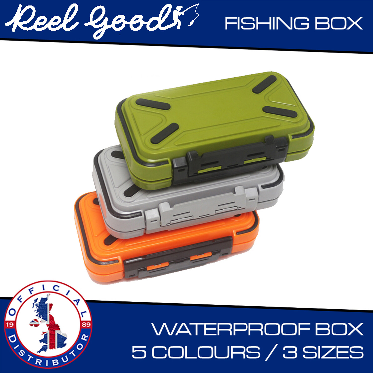 Waterproof Fishing Storage Box Tackle Lure weights Hooks Storage ...