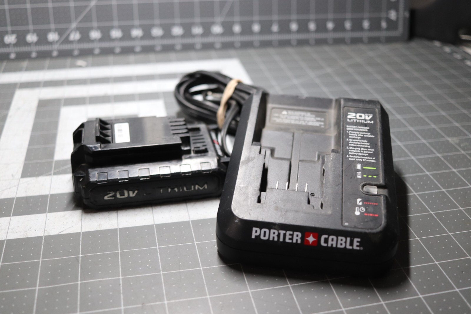 WORKING GENUINE Porter Cable Battery Charger PCC691L 20V Max Lithium | eBay