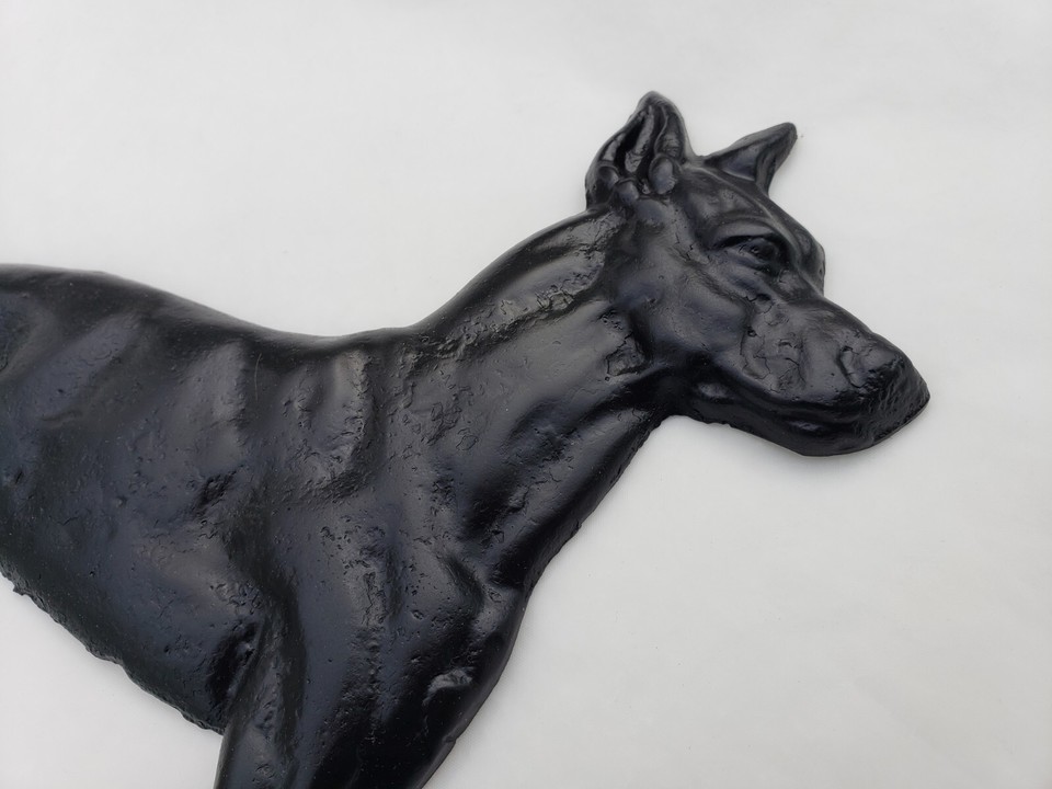 DOG ALUMINUM FENCE GATE TOPPER SINGLE SIDED VINTAGE | eBay