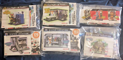 FNAF McFarlane 8 Construction Sets NEW NO FIGS Five Nights at Freddy's ...