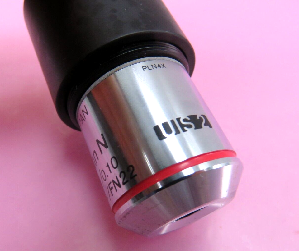 Olympus Plan N 4X /0.10 Infinits/- UIS-2 FN22 Microscope Objective | eBay