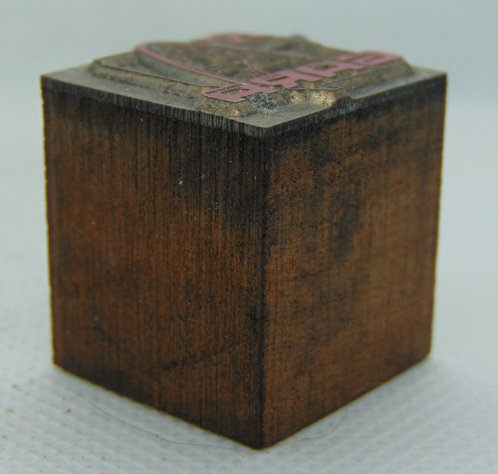 Vintage Printing Letterpress Printers Block GARA Gateway Auto Racing ...