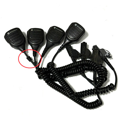 Lot of 4 Motorola PMMN4051B Speaker Microphone XTS2500 5000 | eBay