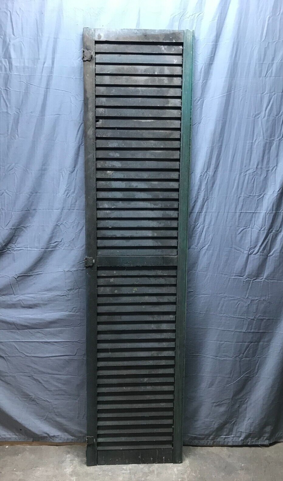 Single Antique Window 18x78 Louvered Door Shutter Pantry Shabby Vintage ...
