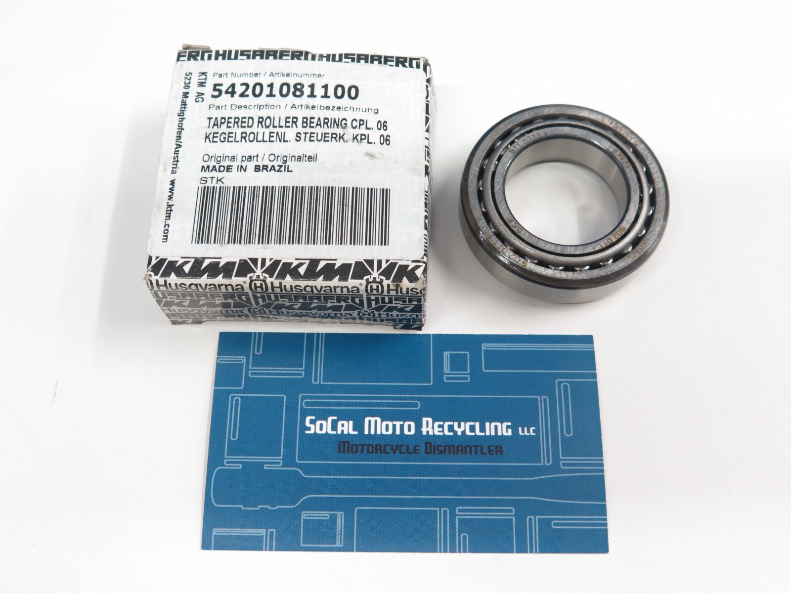 OEM KTM Tapered Roller Bearing Cpl. 06 54201081100 for sale online | eBay