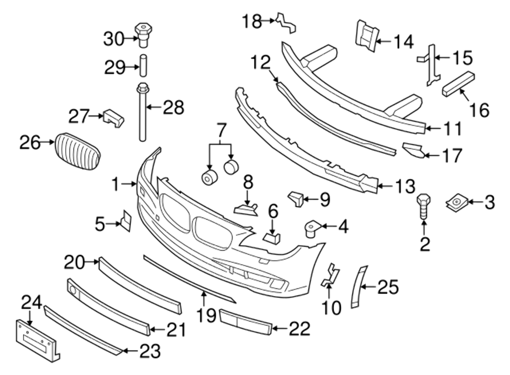 Genuine BMW OEM 51117197291 Moulding Front Left for sale online | eBay