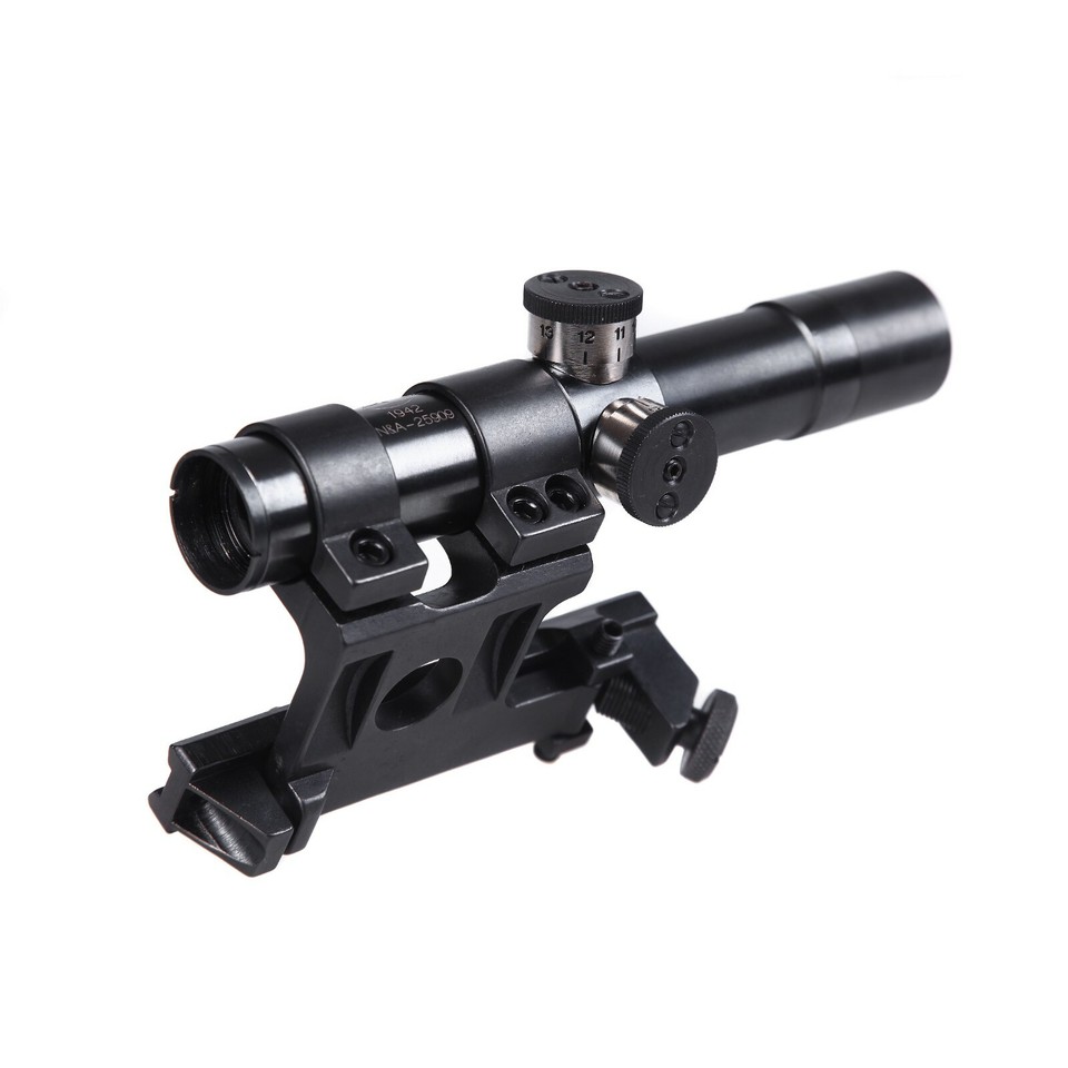 Mosin Nagant PU91/30 Scope with Mount Complete Set SVT-40 MG4X20 German ...