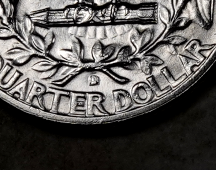 1954-D/D RPM Washington Quarter Error ~ Gem BU ~ 90% Silver ~ D Over D ...