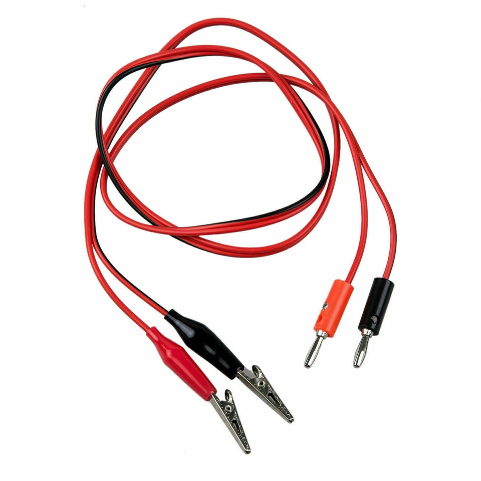 New 3FT Alligator Probe Test Lead Clip to Banana Plug Probe Cable for ...