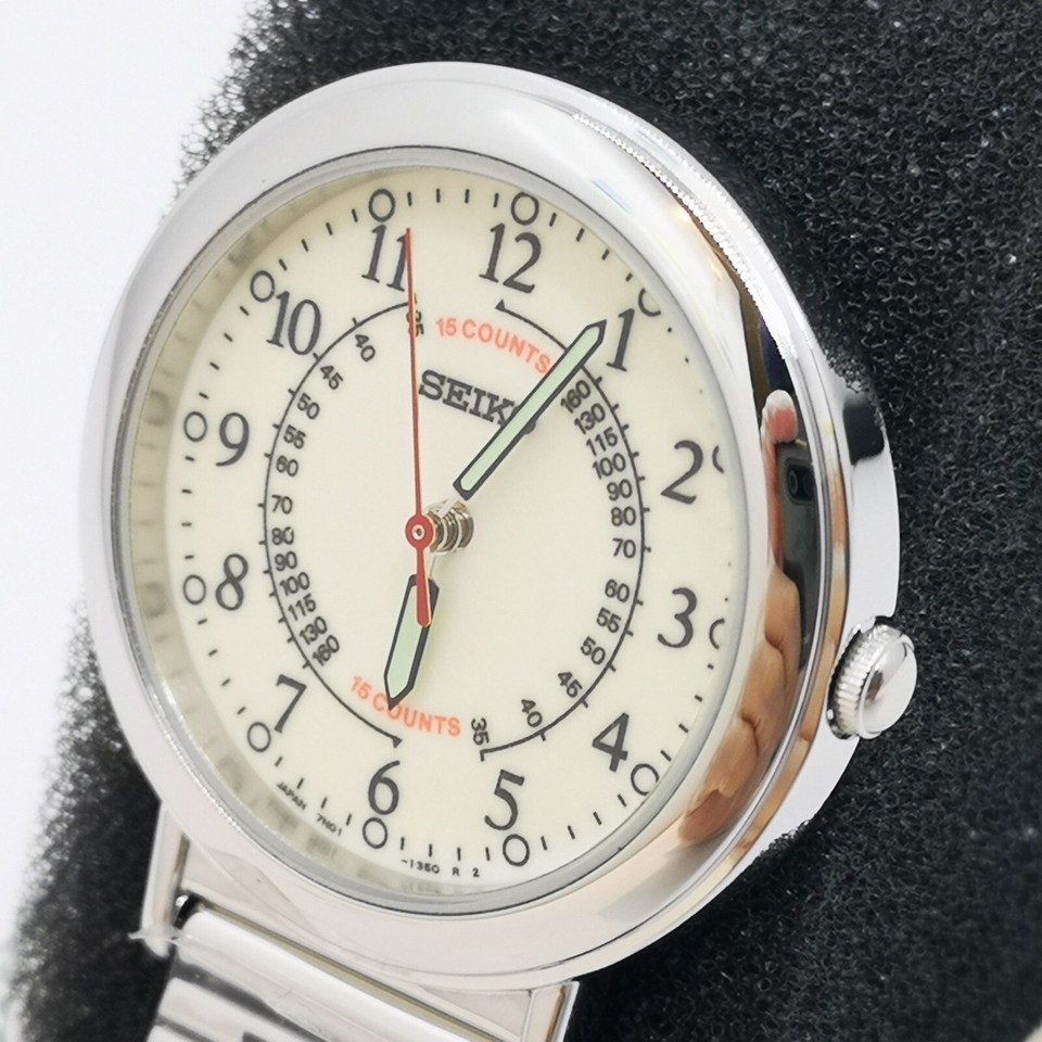 SEIKO Pocket Watch SVFQ003 White Silver Nurse Watch Men's Watch New in ...