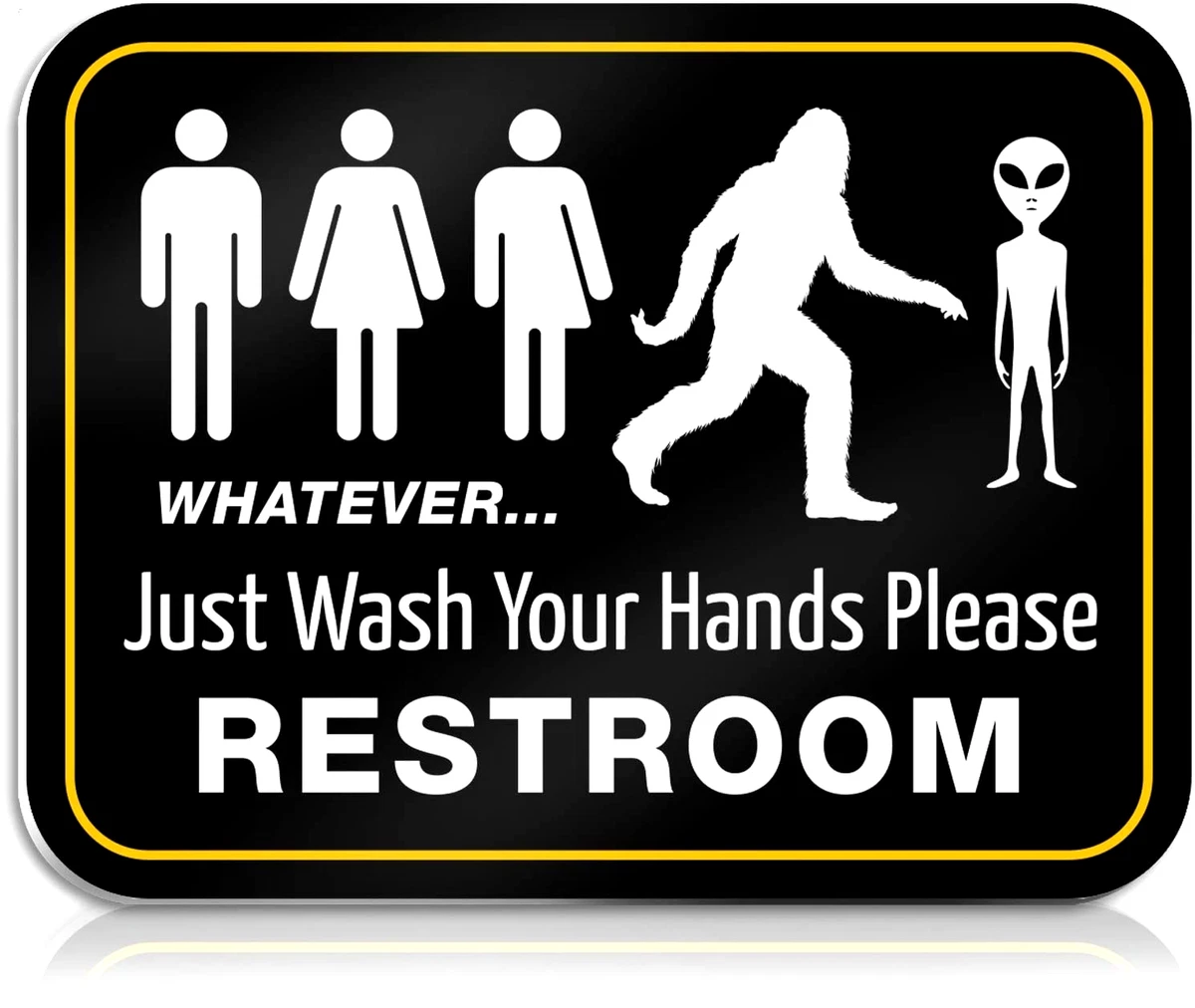 Unusual Restroom Signs