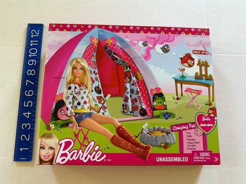 Mattel Barbie Camping Fun Angry Birds Target Exclusive Rare Retired New ...
