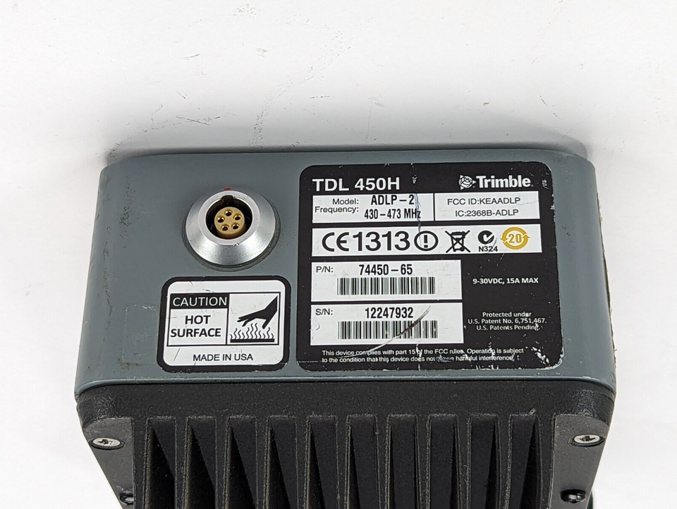 Trimble TDL 450H UHF Base Repeater Radio ADLP-2 Modem 430-473 Mhz 74450 ...