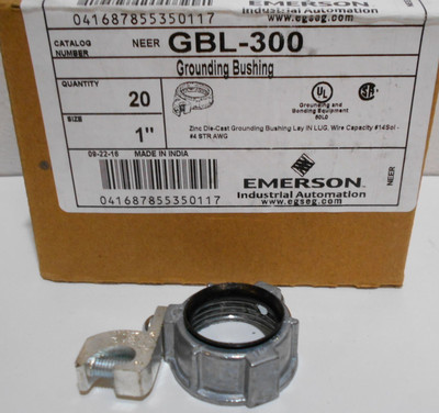 Pack of 20 APPLETON GBL-300 RQANS2 GBL300 Grounding Bushings | eBay